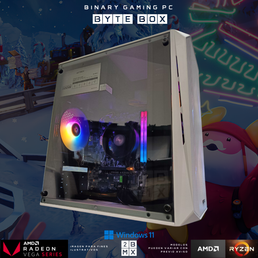 PC BYNARY GAMING BYTEBOX – AMD Athlon 3000G, Radeon Vega 3, 16GB, 500GB ...