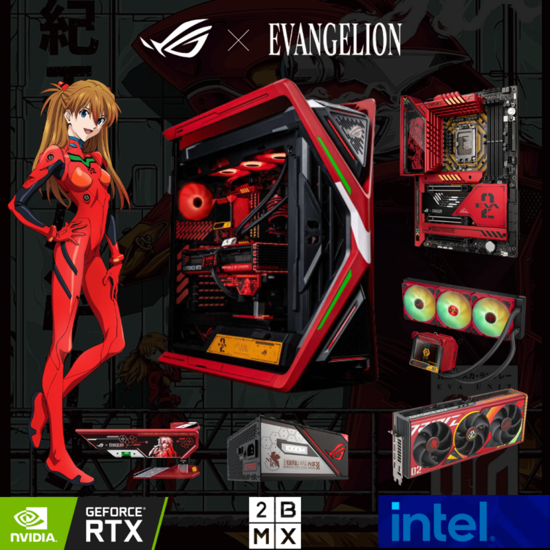 BYNARY PC EVA-02 – Intel Core i9-14900KF /32GB DDR5 /2TB SSD PCIE 4.0 /1000W 80+PLATINUM - DOS ...