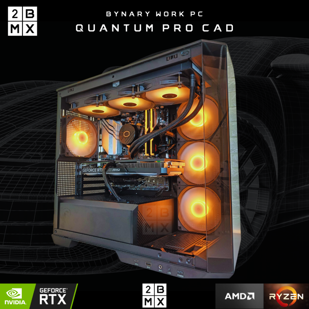 Bynary Work PC Quantum Pro CAD – AMD Ryzen 9 7900X3D /RTX 4060 Ti /32GB ...